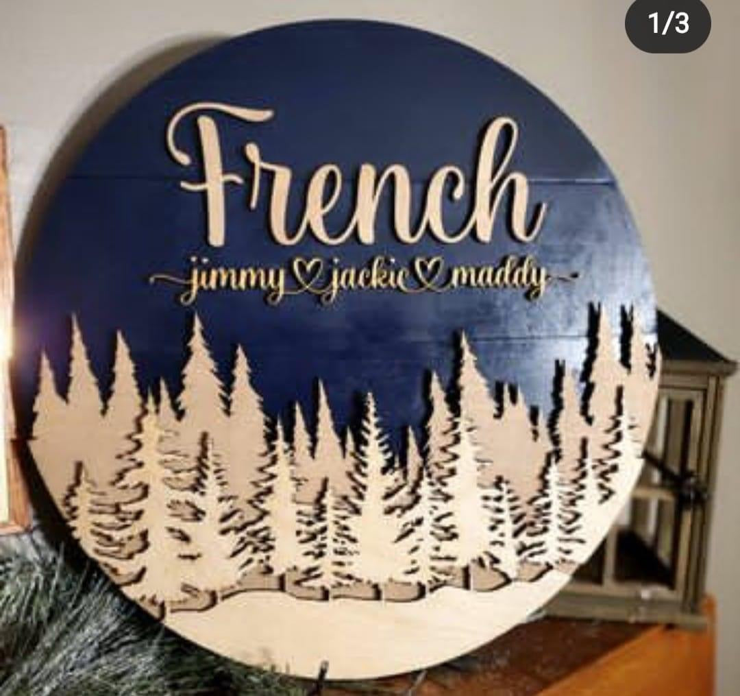 Family Tree Forest Round – Every Need Boutique