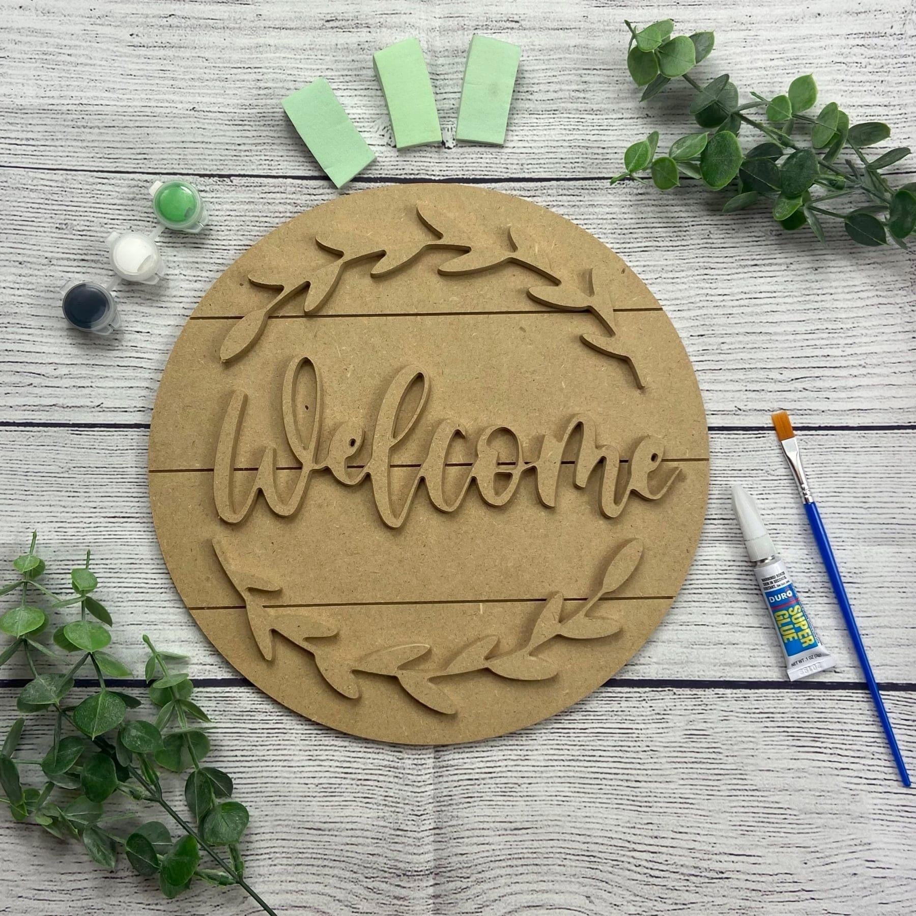 Welcome Sign DIY – Every Need Boutique